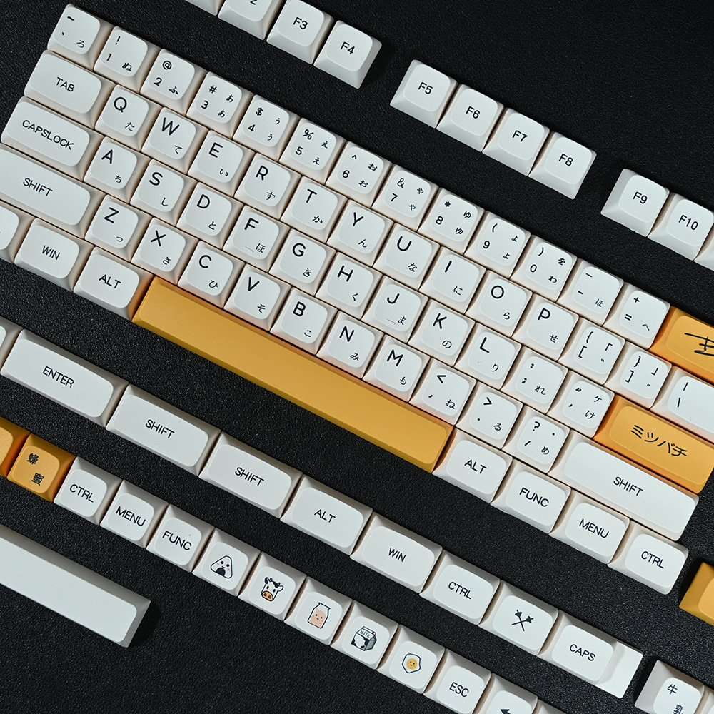 Mechanical Keyboard DIY DYE SUB PBT Honey Milk The... – Vicedeal
