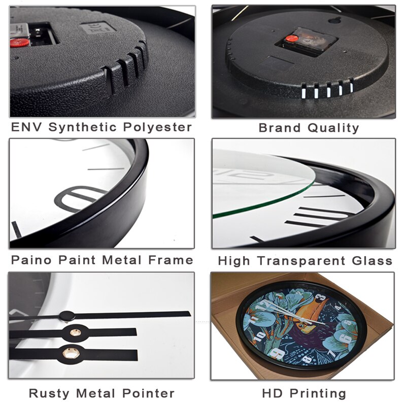 Airinou Colorful World Colorful Dream Wall clock, ... – Grandado