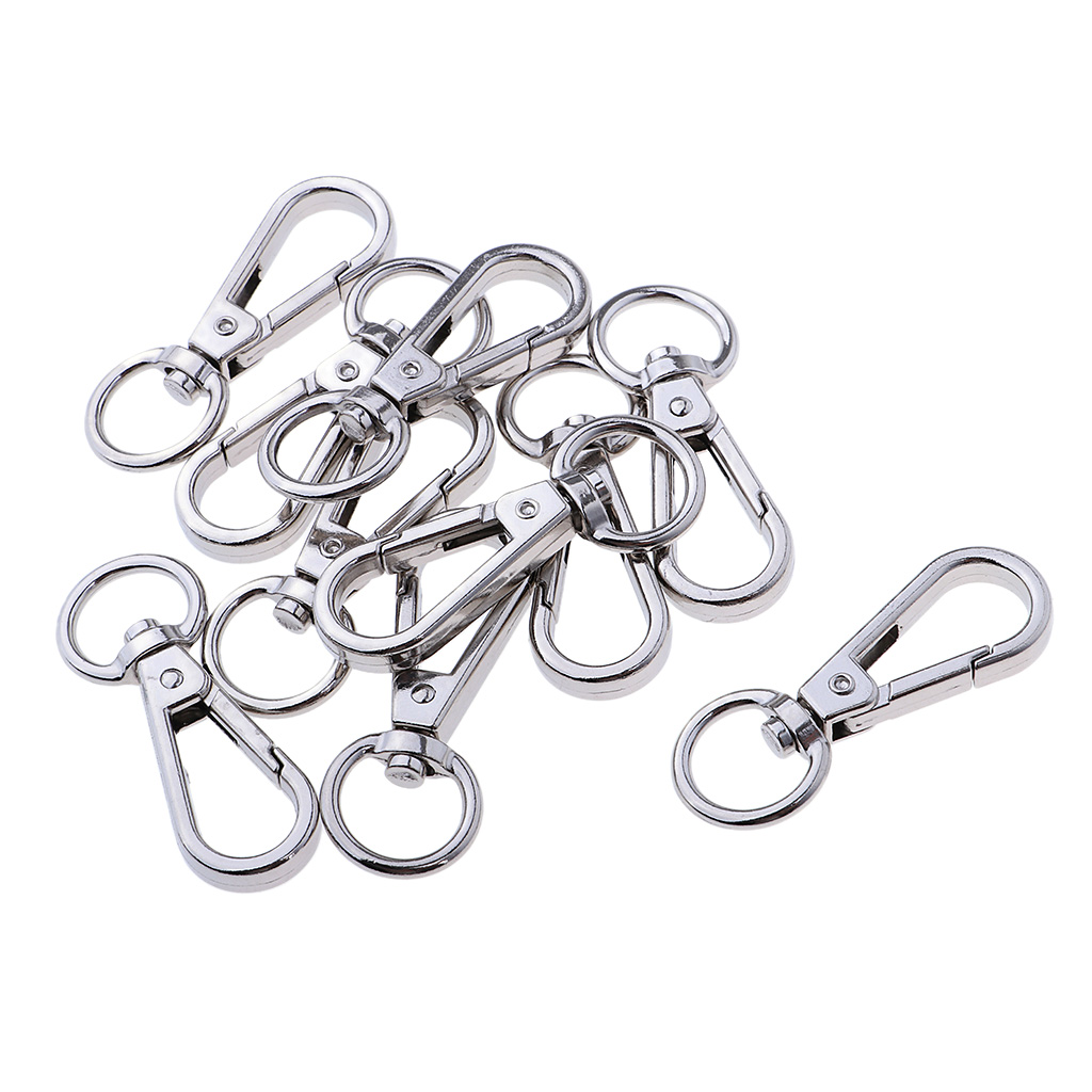 MagiDeal 10Pcs Alloy Swivel Clasps Snap Car Keycha... – Vicedeal