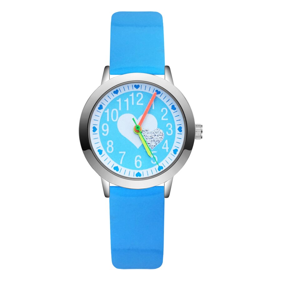 Cute Heart-shaped style Children's Watches Kids St... – Grandado