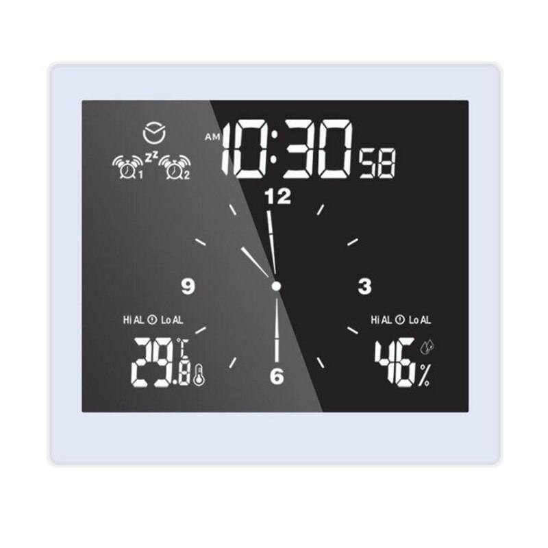 Digital Timer Wall Clock Upper and Lower Limit Tem... – Grandado
