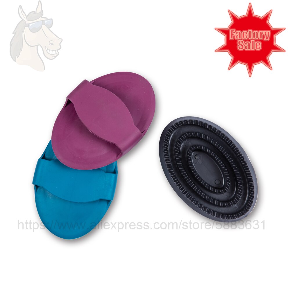 34 Soft grip curry comb TPE rubber small size 12.5... – Grandado