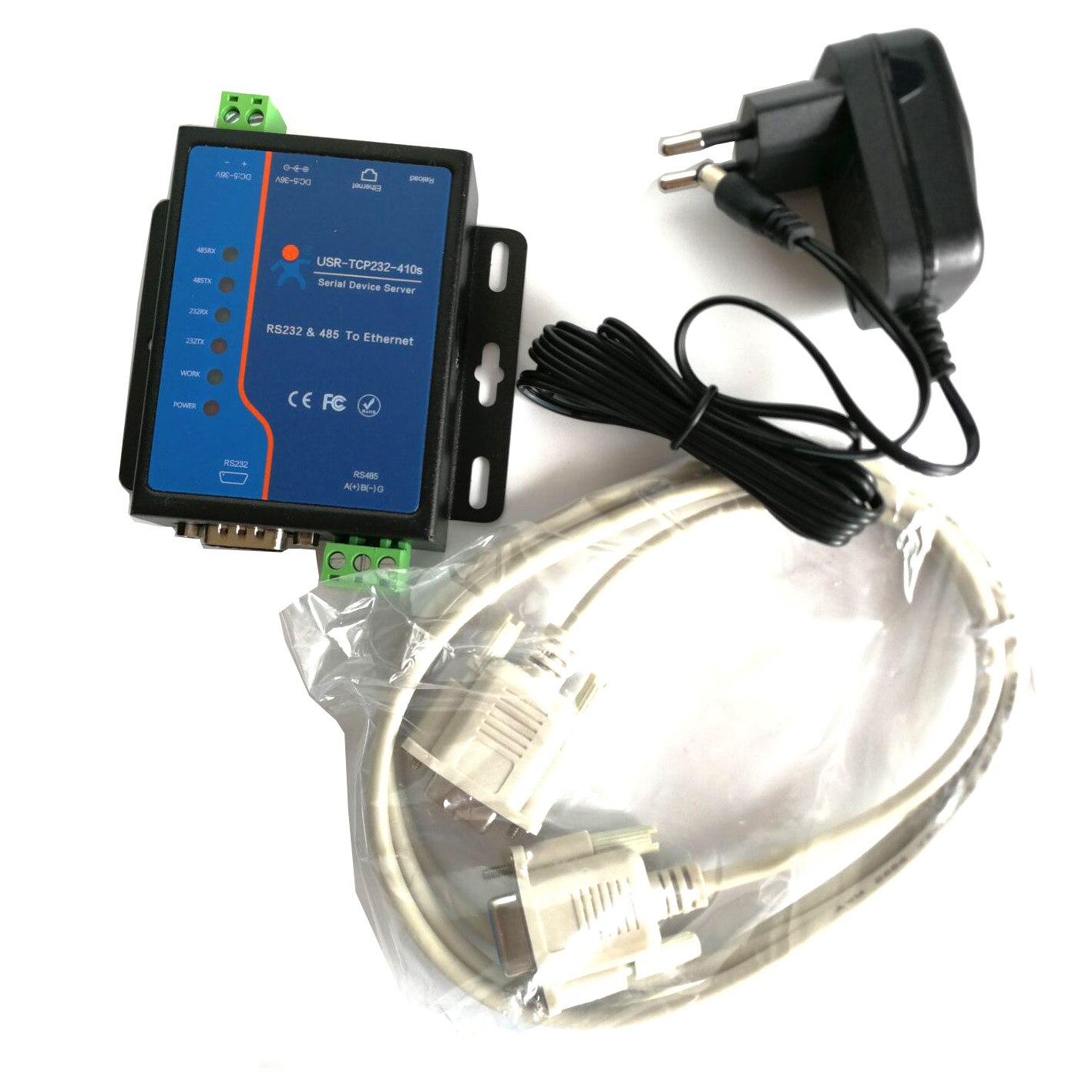 USR-TCP232-410S Terminal Power Supply RS232 RS485 ... – Grandado