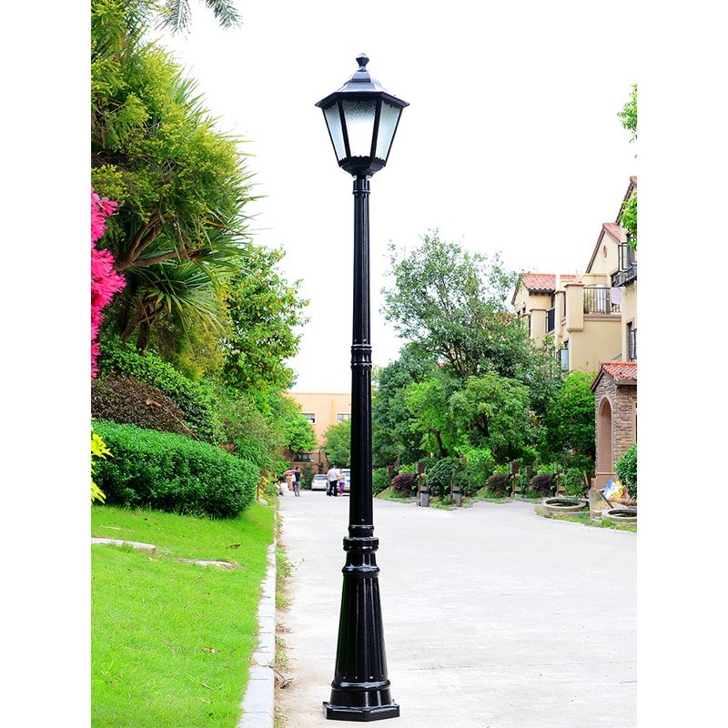 (H≈2.4M) Courtyard lamp street lamp outdoor lawn l... – Grandado