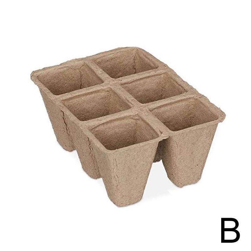 10PCS Pulp Seedling Tray Disposable Nursery Tray D... – Grandado