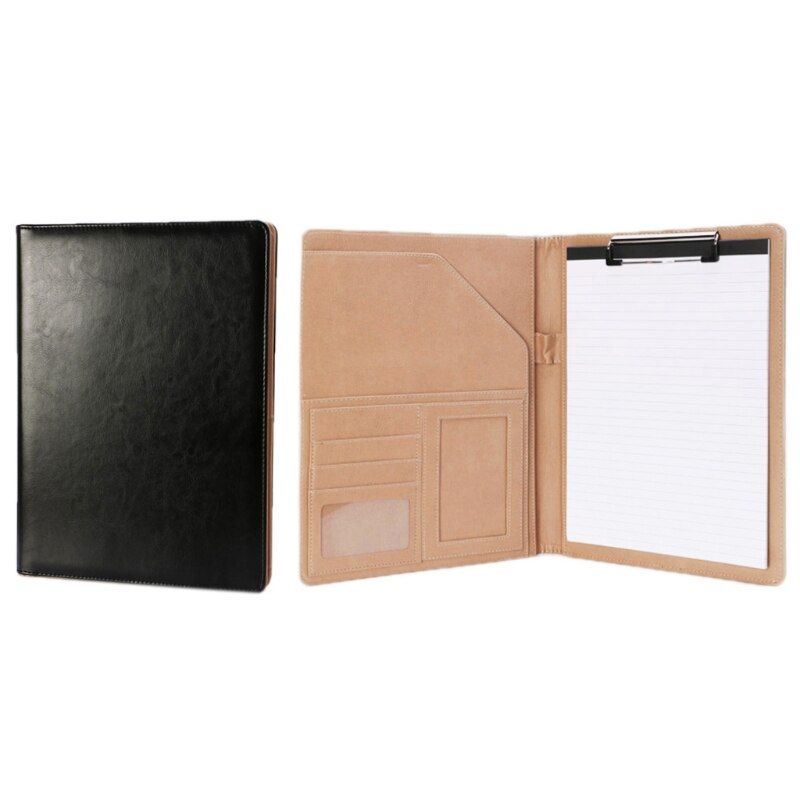 A4 Leather Conference File Folder Document Manager... – Grandado