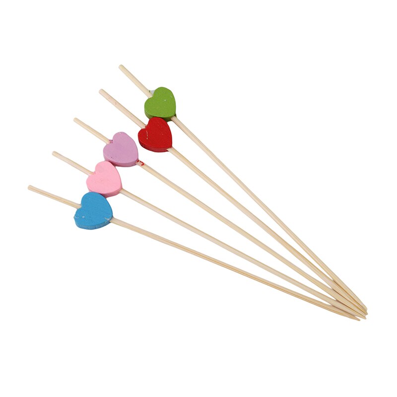 100pcs/set Tie A Knot Bamboo Food Picks Fruit Fork... – Vicedeal
