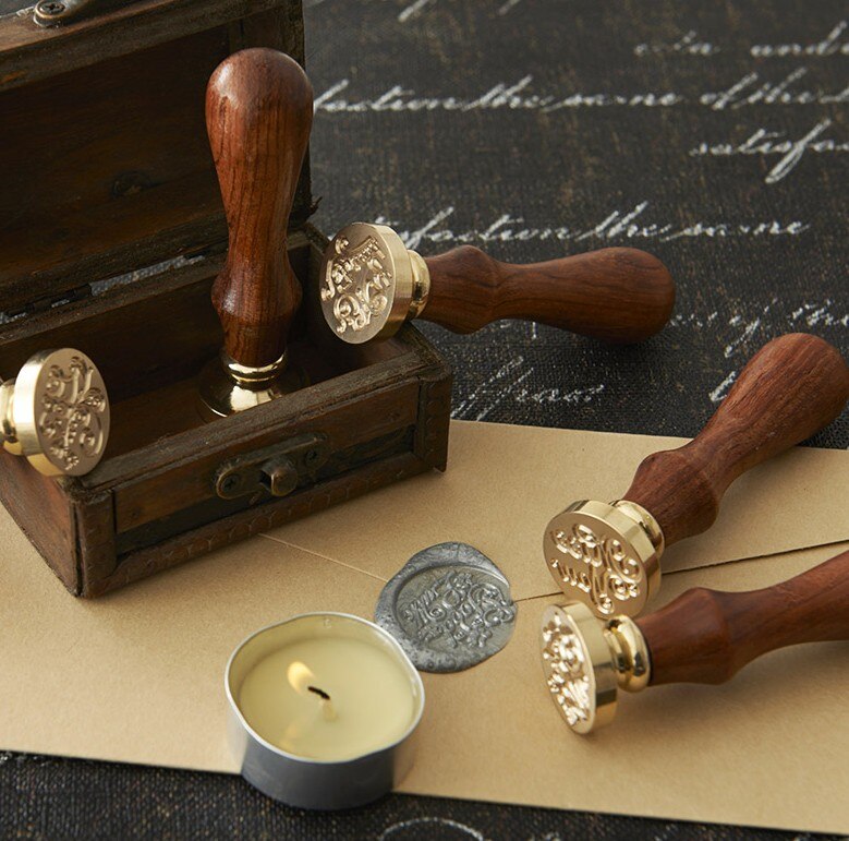 blessing words Wax sealing wax seal letter envelop... – Grandado