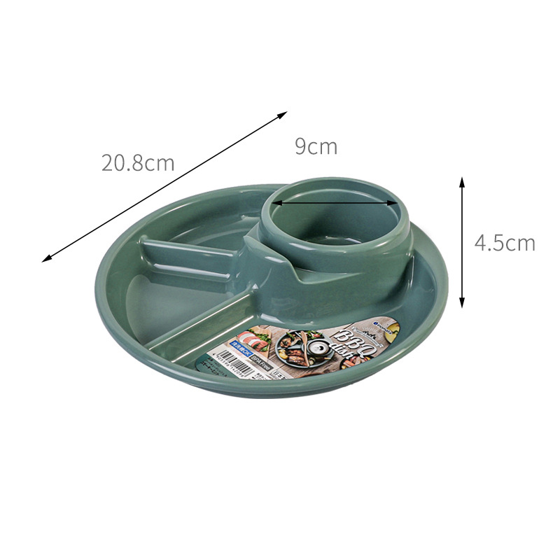 4 Grid Plates For Food Child Kids Dinner Fruit Tra... – Vicedeal