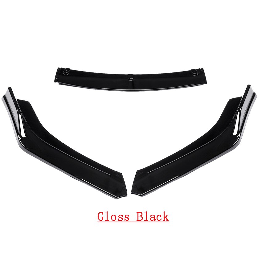 3pcs Car Front Lower Bumper Lip Spoiler Body Kit F... – Grandado