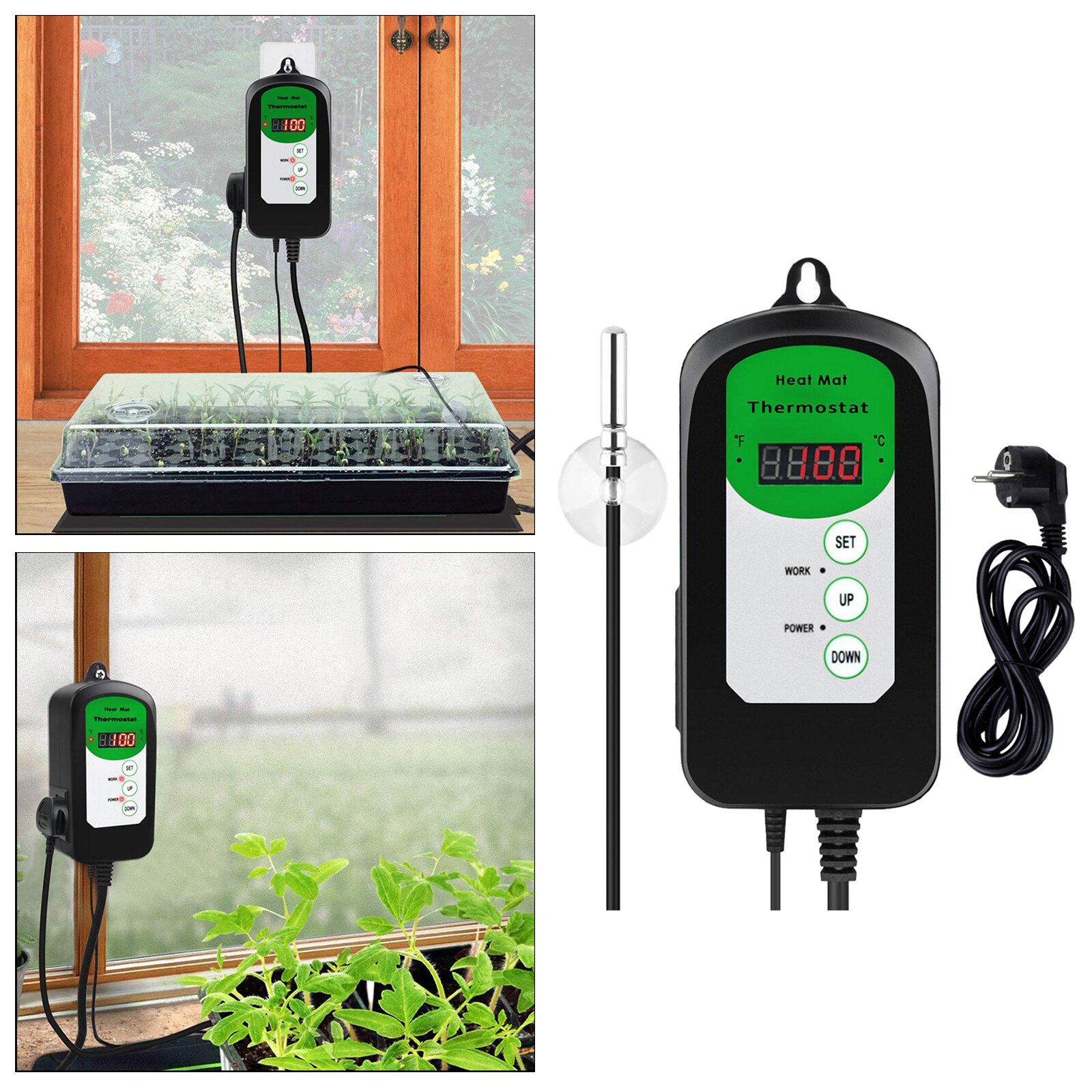 230V Thermostat Temperature Controller for Plants ... – Grandado