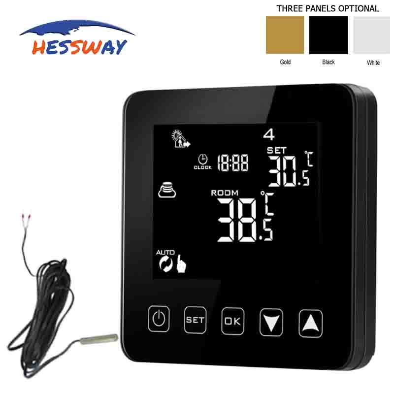 HESSWAY 16A Dubbele sensor thermostaat elektrische... – Grandado