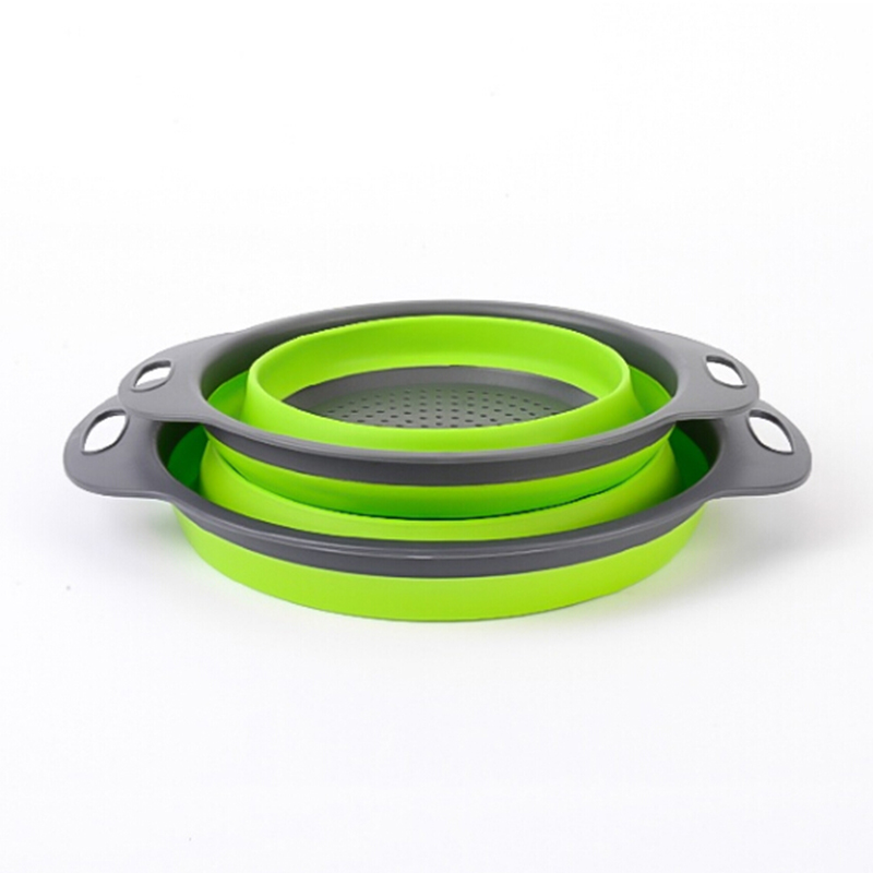 Round Folding Drain Basket Retractable Vegetable W... – Grandado