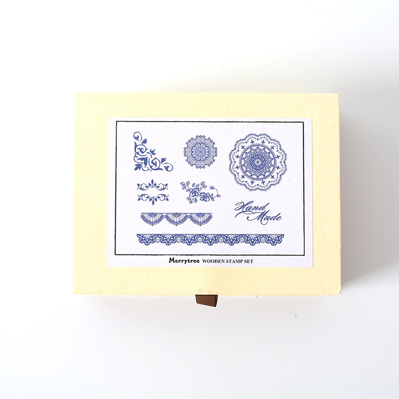 1 Doos Hout Rubber Vintage Stempel Bouw Veer Brief... – Vicedeal