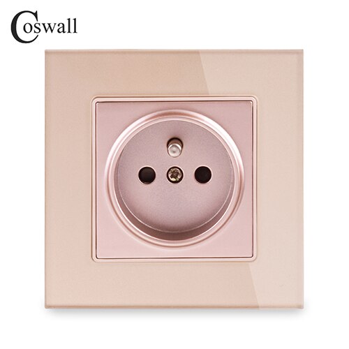 Coswall French Polish Socket Wall Crystal Glass Pa... – Grandado