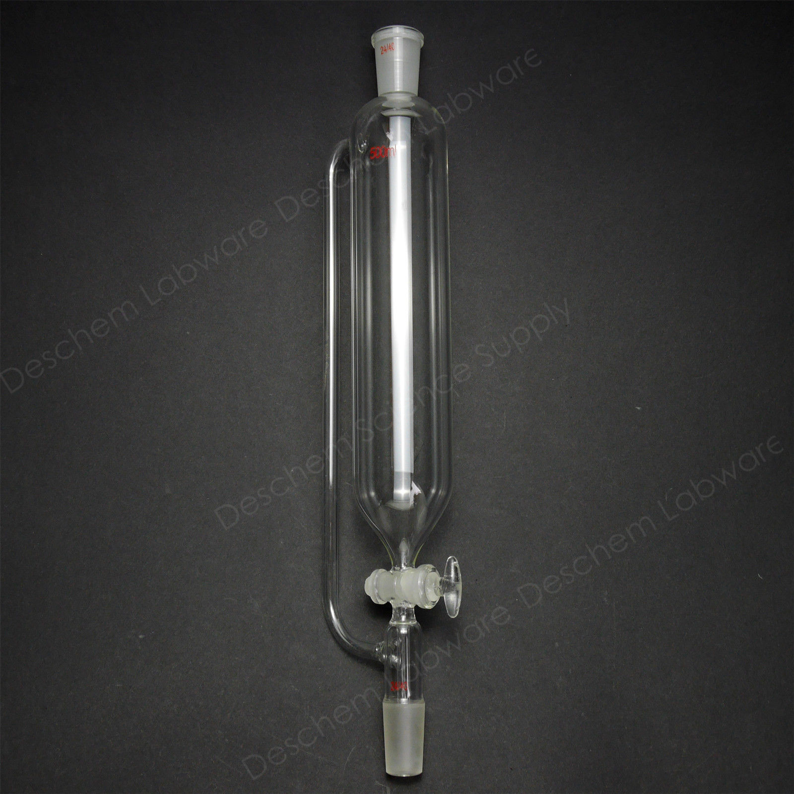 500ml,24/40,Glass Pressure Equalizing Funnel,With/... – Vicedeal
