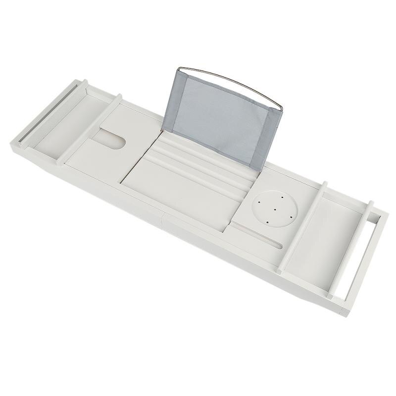Extendable Bathtub Tray Caddy Bath Tray Wooden Bat... – Vicedeal