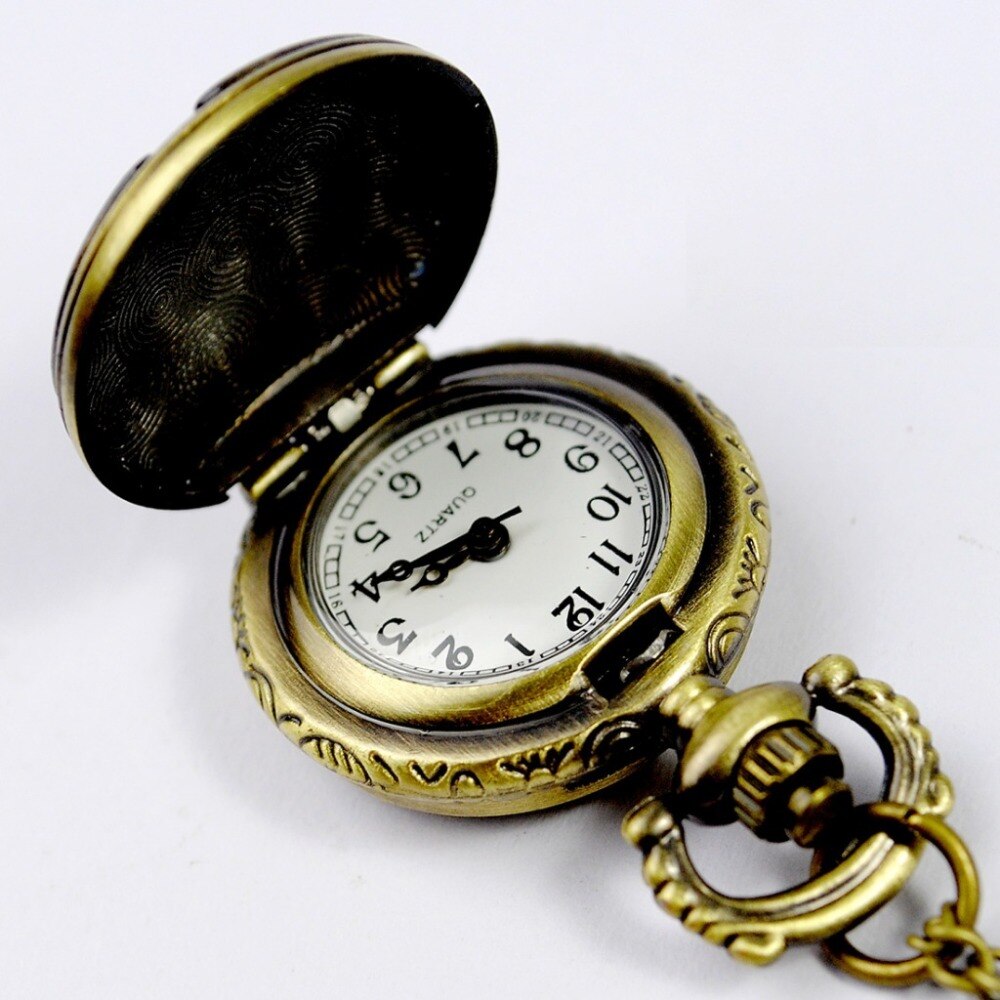 Cool Winged Eagle Embossed Pocket Watch Small Size... – Grandado