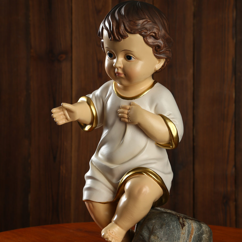 Jesus Christ Baby Resin Statues Home Church Pray O... – Grandado