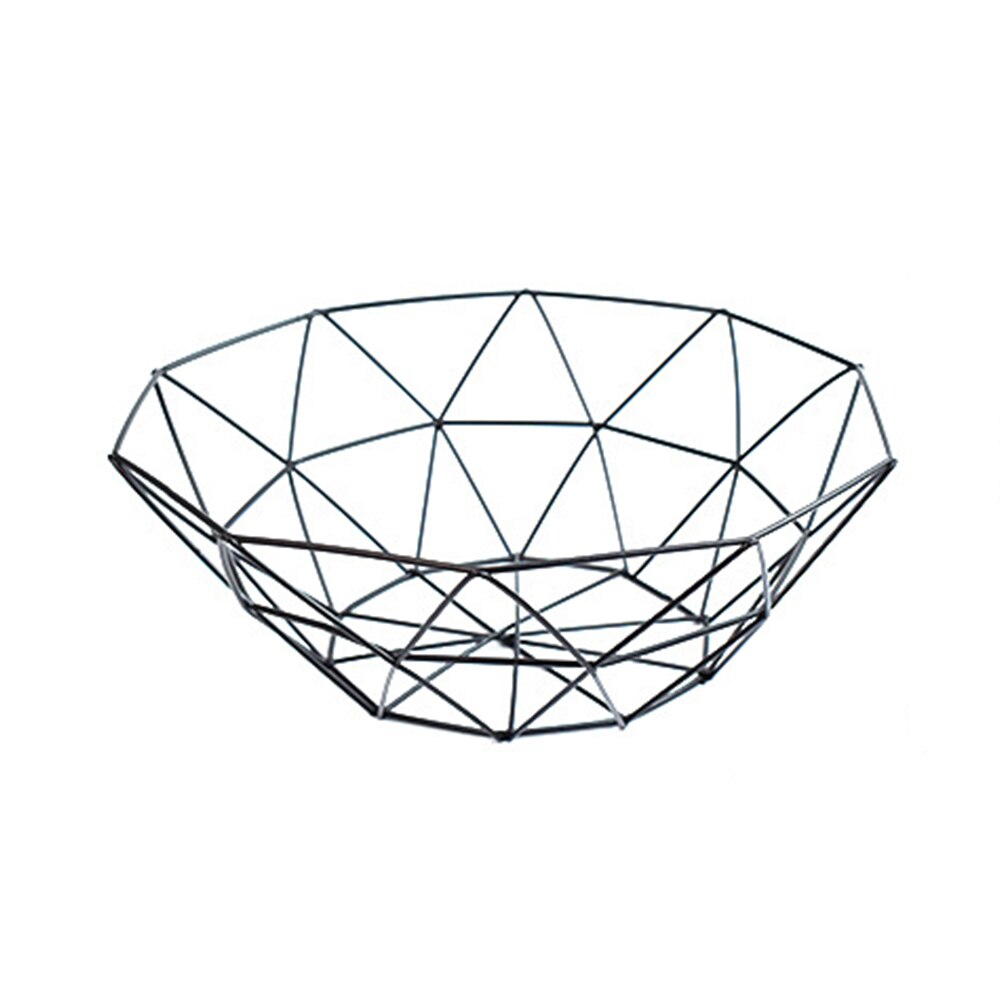 Kitchen Wrought Iron Fruit Plate Bowl Metal Wire C... – Vicedeal