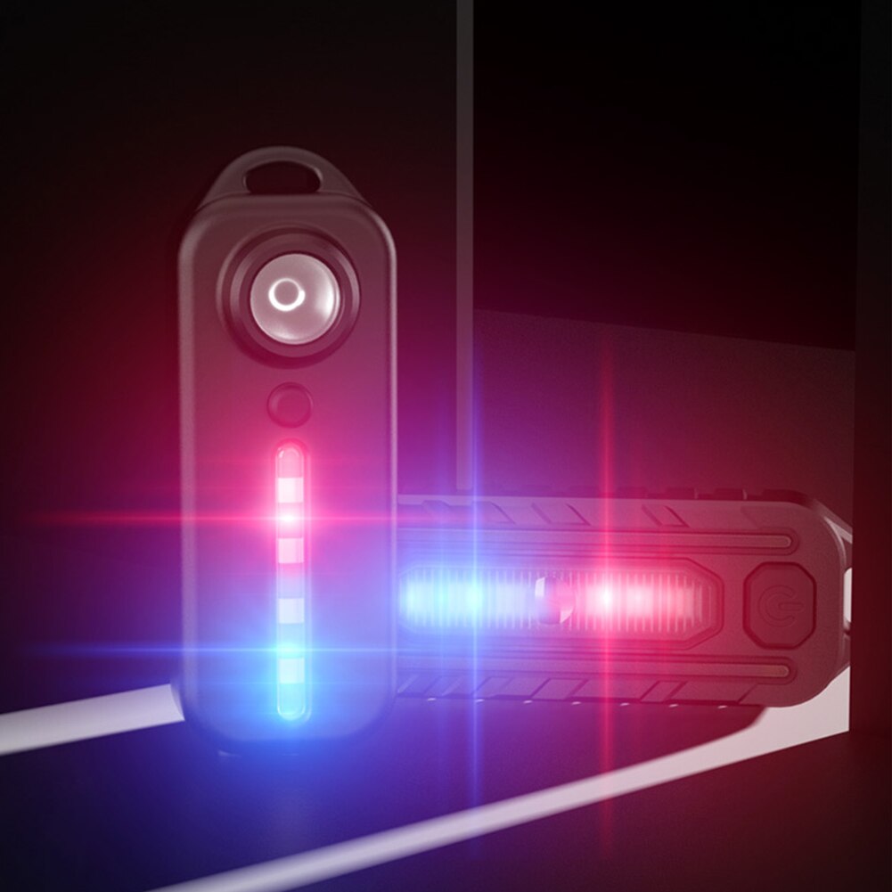 LED COB Red Blue Shoulder Police Light with Clip U... – Grandado