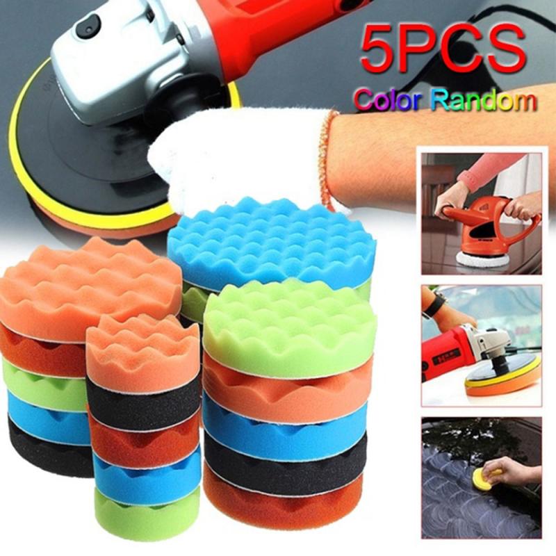 8 stuks 3/4/5/6/7 "Spons Polijsten Waxen Buffing P... – Vicedeal