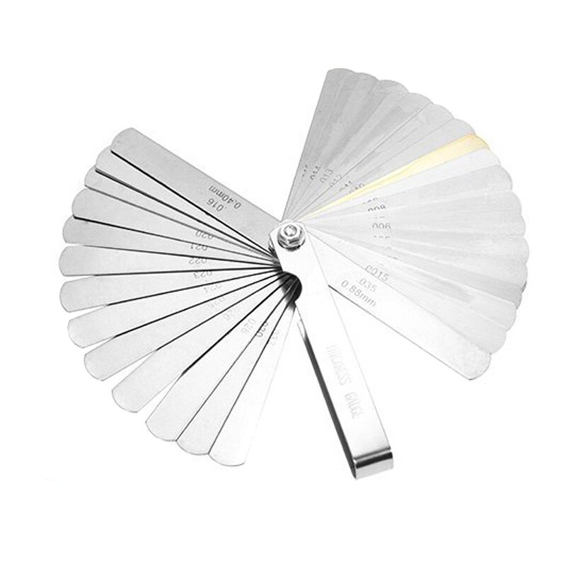 Feeler Gauge Set 32 Pcs in 1 Metal Foldable Feeler... – Grandado