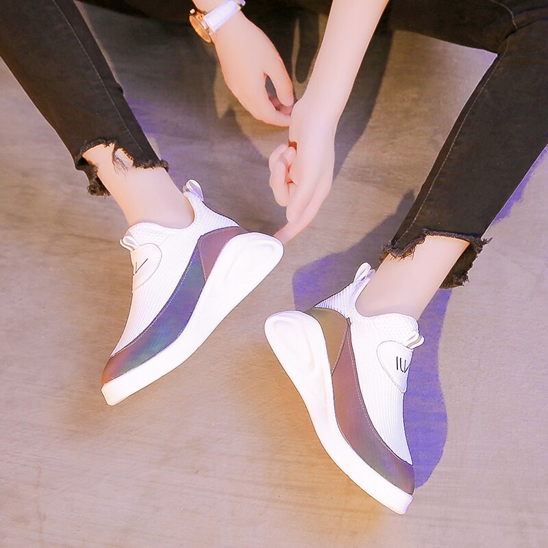 Women Flat Shoes Creepers Breathable Symphony Shoe... – Grandado