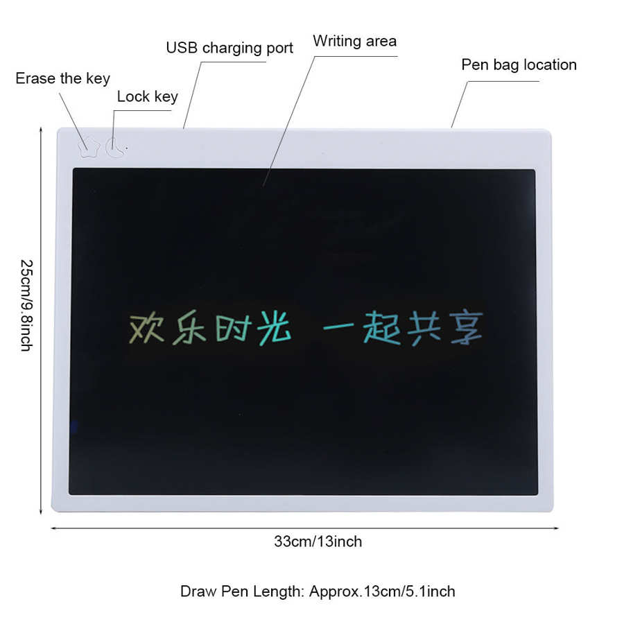 16 Inch LCD Writing Pad Light Energy Electronic Bl... – Vicedeal