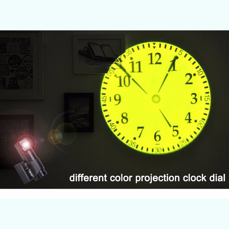 Roman LED Projection Clock Digital Led Projection ... – Grandado