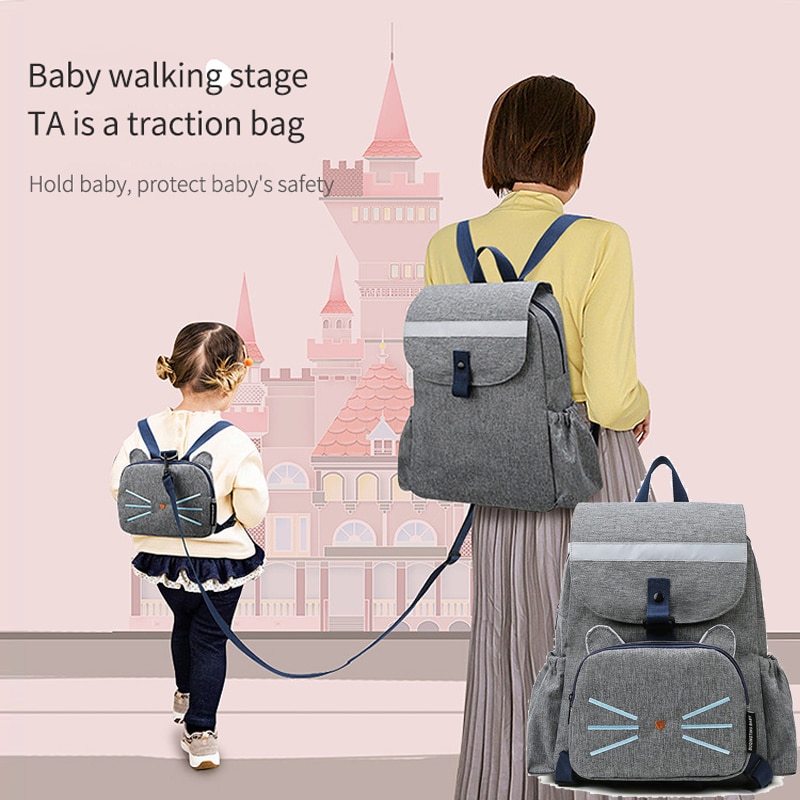 2 In 1 Diaper-Bag Kid-Bag Diaper Bag for Mom Baby ... – Grandado