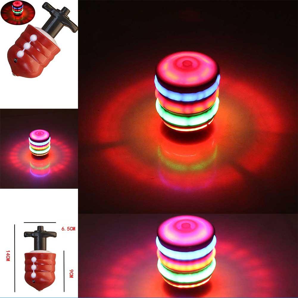 Electronic Colorful Flash Music Gyro Colorful Top ... – Grandado