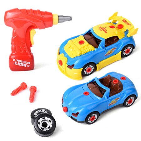 2 In 1 Assembly Car Baby Pretend Play Assembly Toy... – Grandado