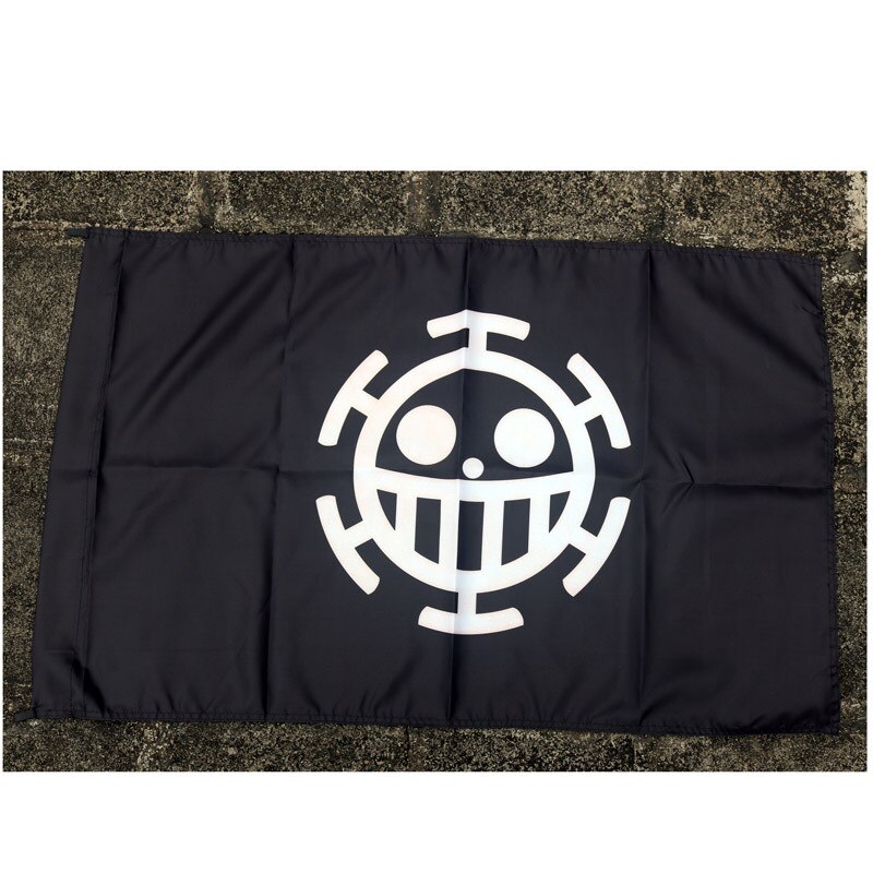 One Piece Flag Banner Straw Hat Pirate Trumpet Ban... – Grandado