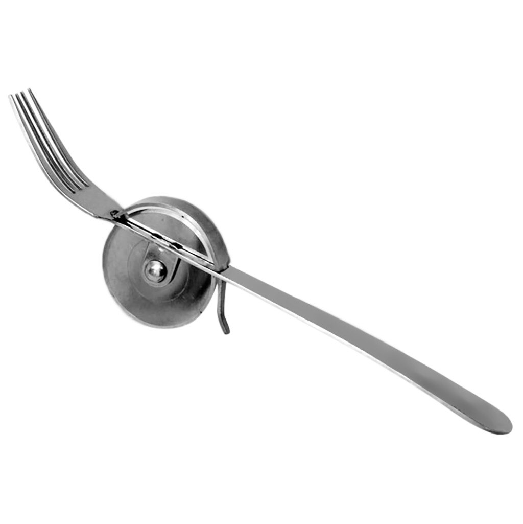 Fork With Pizza Cutter Pizza Roller Fork Combo Eas... – Grandado
