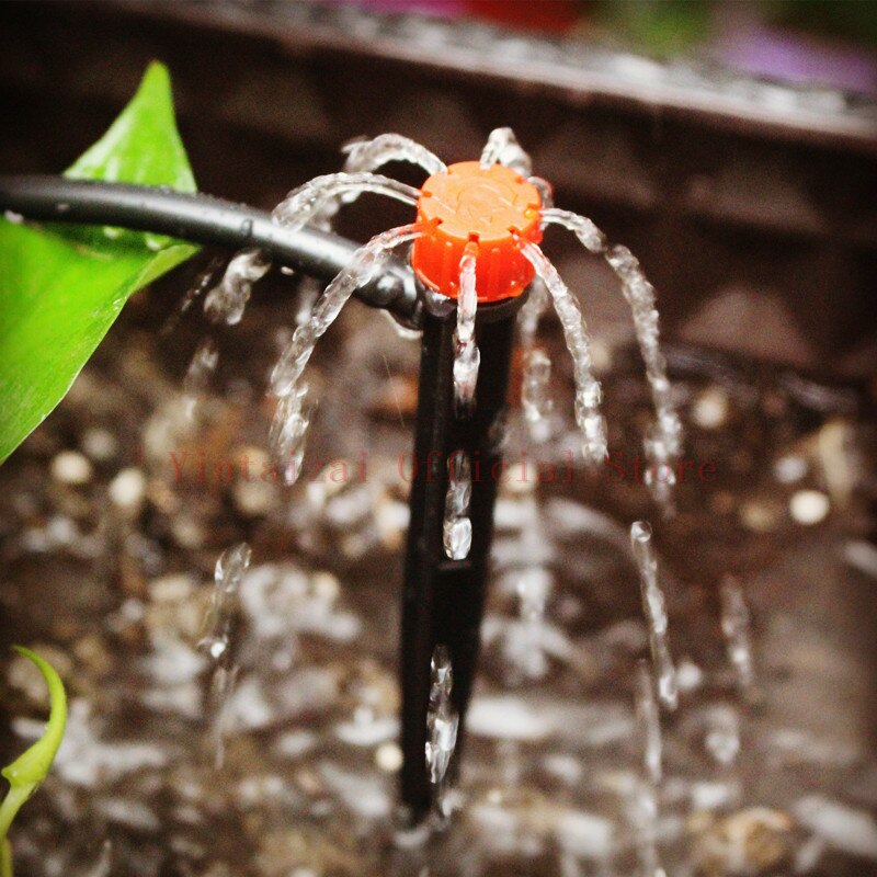 100PCS 8-Holes Adjustable Dripper On Stake Drip Ir... – Grandado