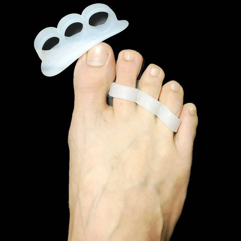 1Pair 3 Hole Corrector Toes Separator Unisex Valgu... – Grandado