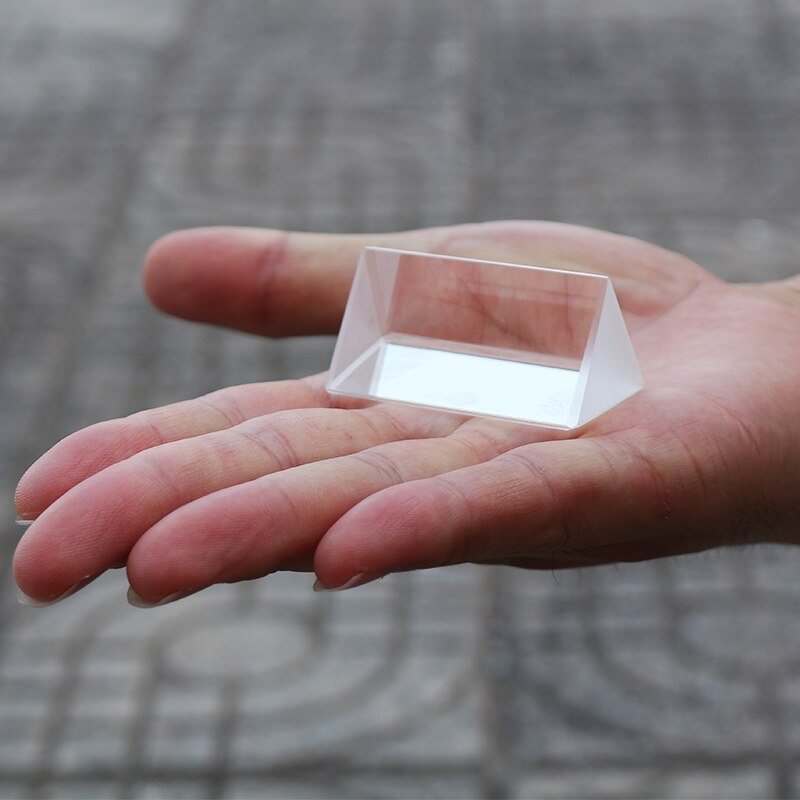 Triangular Prism Optical Glass Triple Physics Refr... – Grandado