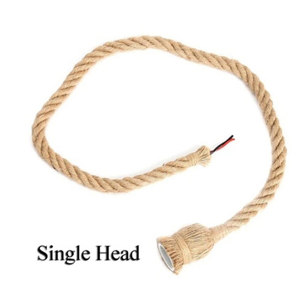 Hemp Rope Pendant Lights Vintage Retro Loft Indust... – Grandado