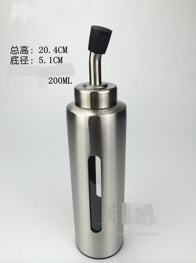 High-grade stainless steel transparent circular oi... – Grandado