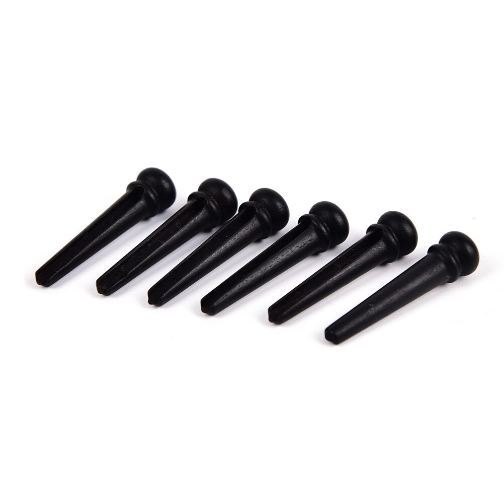 6pcs Bridge Pins Ebony Acoustic Guitar Bridge Pin ... – Vicedeal