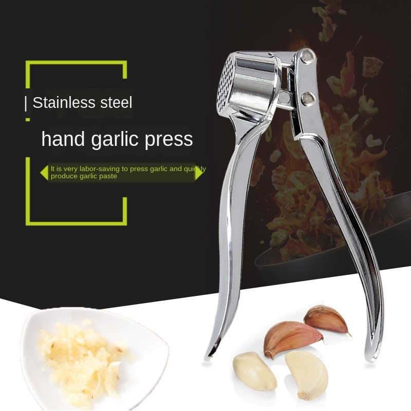 Zinc Alloy Stainless Steel Garlic Press Garlic Twi... – Grandado