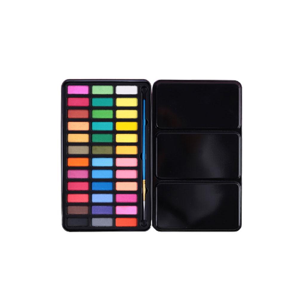 12/18/24/36 Colors Watercolor Paint Set Portable M... – Vicedeal