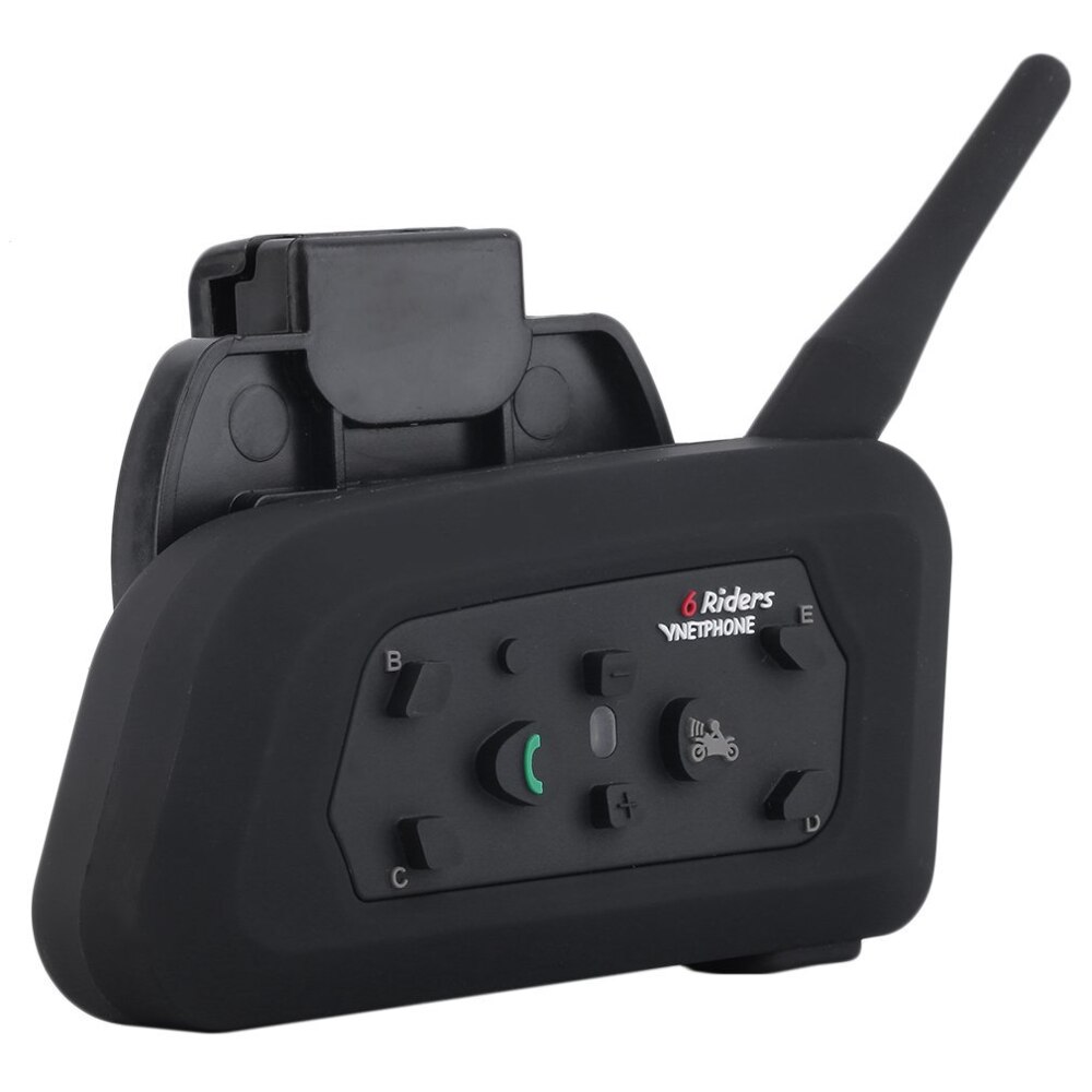 EU Plug V4/V6 Helmet Intercom 6 Riders 1200M Motor... – Grandado