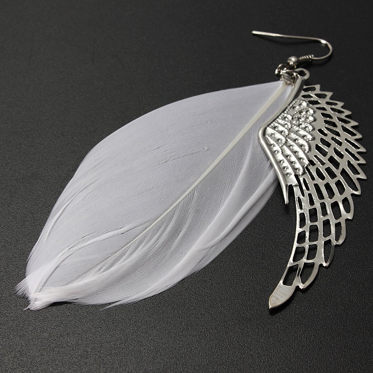 Veer Oorbellen White Wing Sieraden Oorbellen – Vicedeal