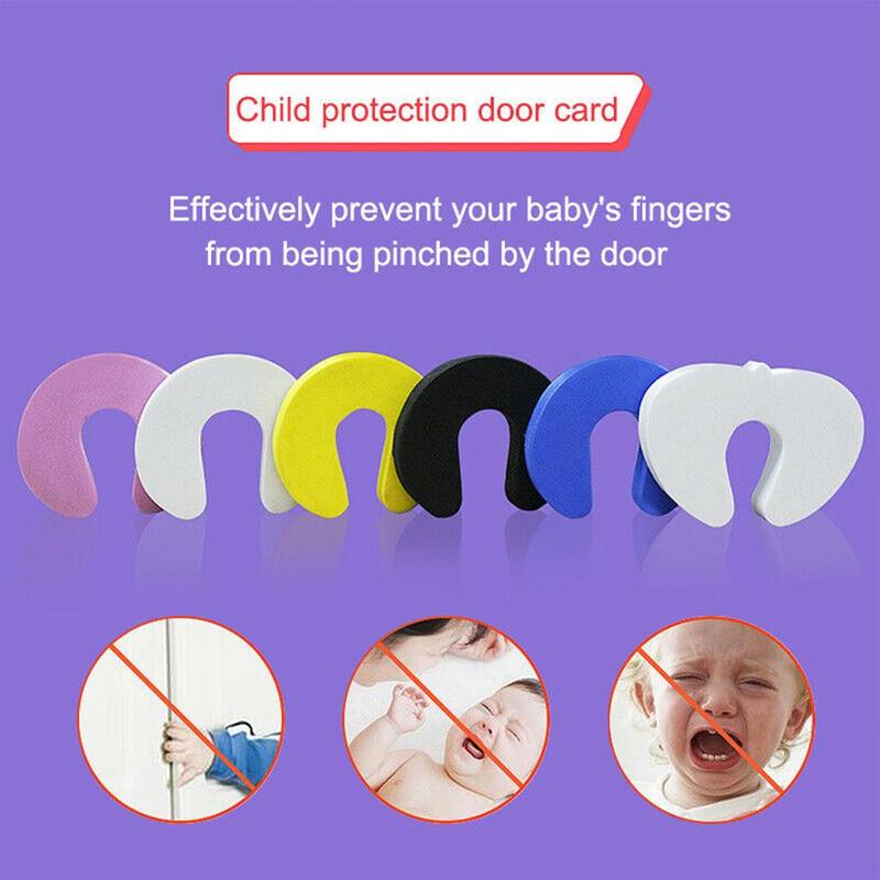 1pc Baby Safety Door Stopper Protection Pure Color... – Vicedeal