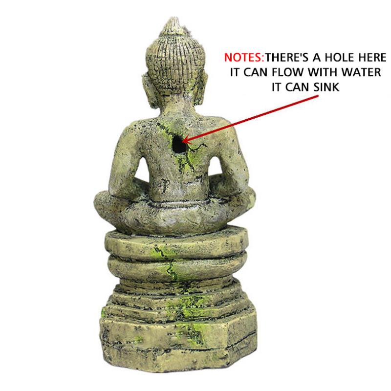 Aquarium Landscape Resin Buddha Statue Fish Tank O... – Grandado