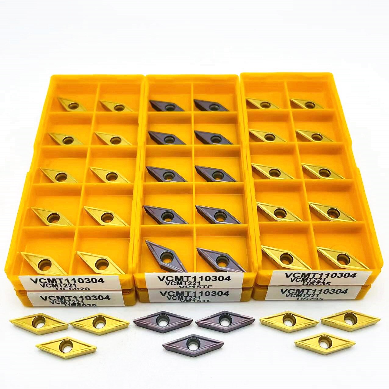 VCMT 110304 VP15TF UE6020 US735 Universal Stainles... – Grandado