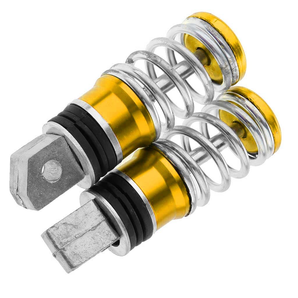 Pair Motorcycle Aluminum Rear Spring Footrest Pegs... – Grandado