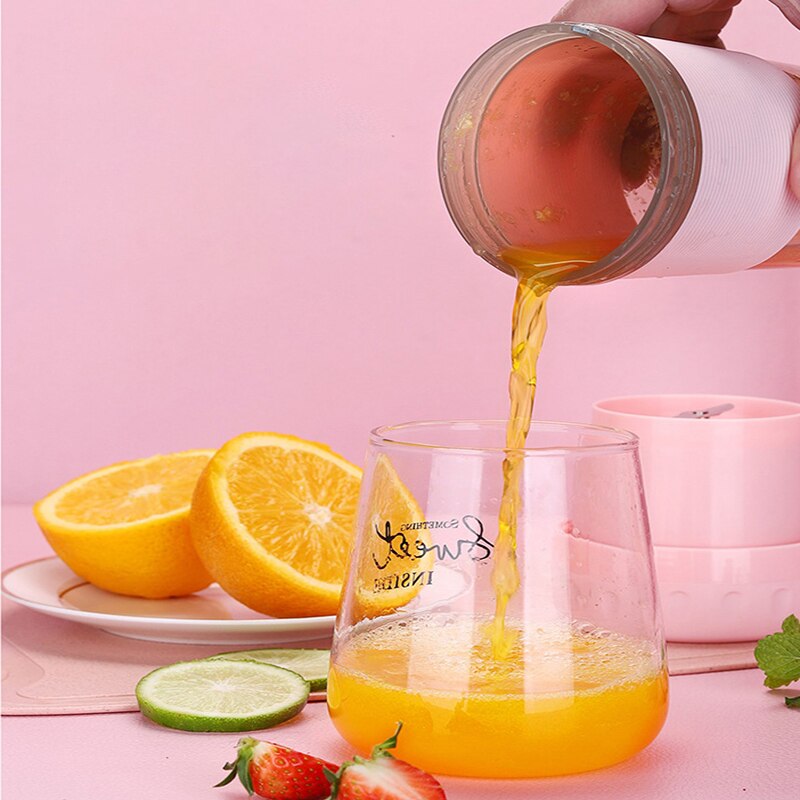 300ml Portable Juicing Cup USB Charging Mini Blend... – Vicedeal
